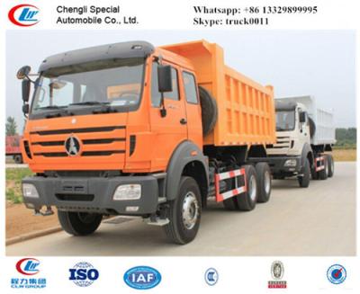 China WEICHAI engine 340hp & 380hp North Benz Dump truck for sale, competitive price North Benz 6*4 LHD dump tipper truck for sale