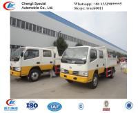 China 95 Hp 4*2 DONGFENG 4*2 LHD Double cabs Dump Truck 4 ton,  best price dongfeng chaochai 95hp mini dump tipper truck for sale