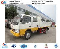 China 95 Hp 4*2 DONGFENG 4*2 LHD Double cabs Dump Truck 4 ton,  best price dongfeng chaochai 95hp mini dump tipper truck for sale