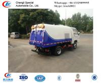 China HOT SALE smallest forland 4*2 LHD/RHD diesel airport sweeper truck, factory sale forland mini road cleaning vehicle for sale