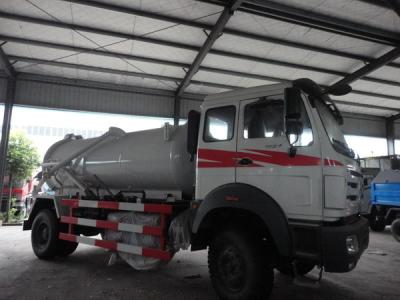 China North Benz brand 4*2 10m3  sewage suction truck for sale, sludge tank truck for sale, best price North Benz vacuum truck for sale