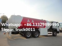 China HOWO 6*4 10ton lpg gas dispenser vehicle for sale, SINO TRUK HOWO brand lpg gas filling truck for gas cylinders for sale for sale
