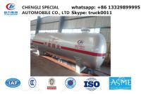China ASME standard 35,000L bullet type lpg gas storage tank for sale, factory sale 14tons bulk surface lpg gas storage tank for sale