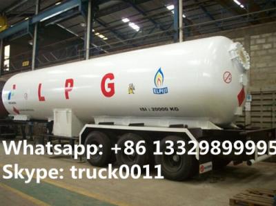 China LPG propane ammonia Isobutane Propane Propylene truck trailer, China hot sale propane gas tranported tank trailer for sale