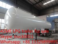 China LPG propane ammonia Isobutane Propane Propylene truck trailer, China hot sale propane gas tranported tank trailer for sale