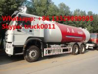 China SINO TRUK HOWO 336hp 25cbm lpg gas delivery truck for sale, best price HOWO 4*2 LHD 10tons lpg gas filling truck for sale