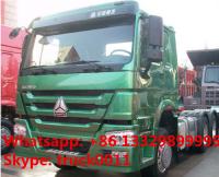 China ZZ4257N3241W LHD tractor head truck for trailers, hot sale HOWO 371hp tractor head for sale