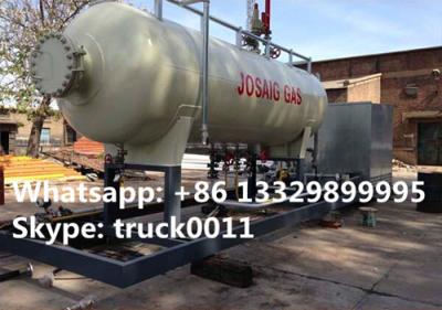 China CLW brand lpg gas bottling gas refilling skid plant for sale, best price CLW brand mobile skid lpg gas refilling station for sale