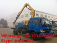 China factory sale best price dongfeng  4*2 LHD mini truck with crane, Dongfeng 2.5tons cargo truck mounted on crane for sale for sale