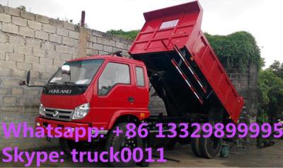 China 95HP 4*2 FORLAND Small Dump Truck for sale 3 ton, factory direct sale forland brand 4*2 RHD mini dump truck for sale for sale