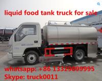 China HOT SALE! new best price 3,000L forland RHD fresh milk transported truck for sale, mini liquid food truck for sale for sale