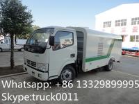 China hot sale best price dongfeng chaochai 120hp diesel road sweeper truck, good price factory sale airport sweeping vehicle for sale