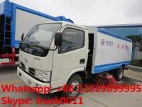 China high quality Japan brand 4*2 LHD street sweeper truck for sale, factory sale best price ISUZU road cleaning vehicle for sale