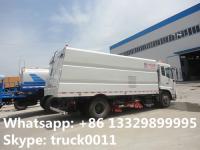 China dongfeng 4*2 road sweeper truck for sale, dongfeng 180hp street sweeping  vehicle for sale