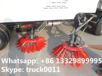 China dongfeng 4*2 road sweeper truck for sale, dongfeng 180hp street sweeping  vehicle for sale