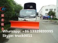 China factory sale best price CLW brand road sweeper truck with snow shovel, hot sale road sweeper truck with snow removal for sale