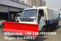 China factory sale best price CLW brand road sweeper truck with snow shovel, hot sale road sweeper truck with snow removal for sale