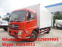 China dongfeng tianjin 4*2 LHD15ton cold room truck for sale, best price 190hp diesel 15tons refrigerated van truck for sale for sale