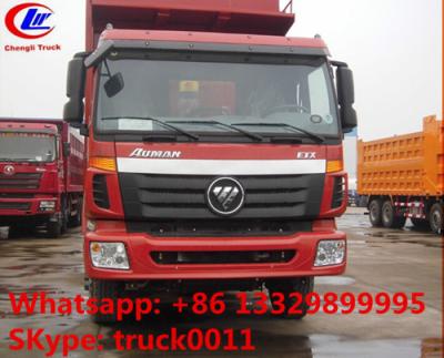 China best price Foton Auman 6*4 LHD dump tipper truck for sale, factory direct sale FOTON AUMAN 25tons dump truck for stones for sale