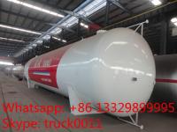 China factory sale 120,000L 50ton lpg gas storage propane tanker, hot sale bullet type bulk surface lpg gas storage tanker for sale