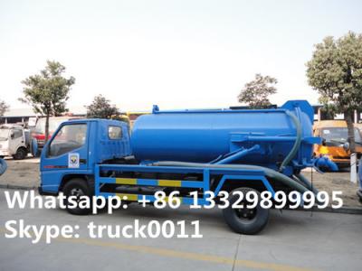 China JMC high quality and competitive price 3 cubic meters sewage suction truck for sale, China best price 3m3 vacuum truck for sale