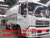 China dongfeng 4*2 LHD 170hp 12cbm bulk feed delivery truck for sale, farm-oriented and livestock feed pellet transportd truck for sale