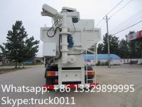 China 50cbm poultry animal feed tank trailer for sale, CLW best price 25ton animal feed transported tank trailer for sale for sale
