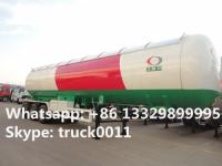 China CLW brand best price lpg gas trailer with sunshield for sale, hot sale lpg gas tank trailer for Propylene for sale