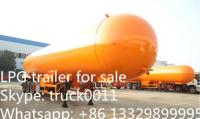 China 2020s 23560kgs liquid ammonia gas trailer for sale, hot sale ammonia tank trailer, 23.5tons bulk lpg gas tank trailer for sale