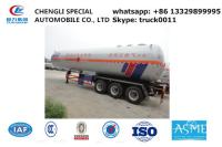 China factory price 25.1 metric tons lpg gas propene trailer for sale, hot sale road transported propene tank semitrailer for sale