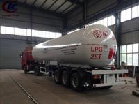 China CLW brand ASME standard 25tons bulk lpg gas trailer for sale, hot sale 25 metric tons lpg gas propane tank trailer for sale