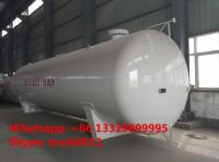 China hot sale 60,000L horizontal stationary surface lpg gas storage tank, bulk surface propane gas storage tank for sale for sale