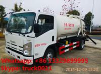 China 2020s new best price ISUZU vacuum truck for sale, ISUZU sewage suction truck for sale, sludge tank truck for sale for sale