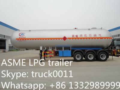 China factory direct sale best price triple axles 48700L DME lpg gas trailer, high quality 27tons DME lpg gas trailer for sale for sale