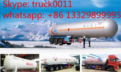 China high quality and best price 56cubic meters bulk propane gas tank trailer for sale, bulk lpg gas tank trailer for sale for sale
