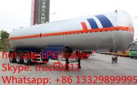 China high quality and best price 56cubic meters bulk propane gas tank trailer for sale, bulk lpg gas tank trailer for sale for sale