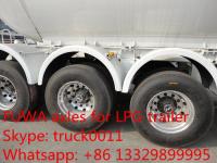 China high quality and best price 56cubic meters bulk propane gas tank trailer for sale, bulk lpg gas tank trailer for sale for sale