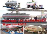 China 60,000L mobile lpg gas bottle cylinders filling station, mobile skid-mounted lpg gas refilling station for gas bottles for sale