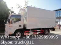 China JMC 5ton cold room truck for fresh eggs and vegetables for sale, JMC brand 3-5tons frozen van truck for frozen seafood for sale