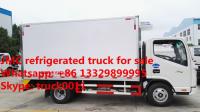 China JMC 5ton cold room truck for fresh eggs and vegetables for sale, JMC brand 3-5tons frozen van truck for frozen seafood for sale