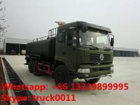 China dongfeng 6*6 all wheels drive off road 190hp 8cbm-10cbm water tank truck for sale, best price cistern truck for sale for sale