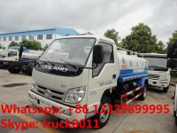 China 2020s best price new foton 5,000L water tank truck for sale, factory sale foton brand mini 5,000L water cistern truck for sale