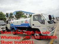 China 2020s best price new foton 5,000L water tank truck for sale, factory sale foton brand mini 5,000L water cistern truck for sale
