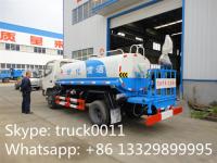 China high quality and best price water truck with spraying machine for sale, Best quality dongfeng 4X2 water spraying truck for sale