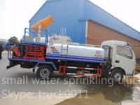 China high quality and best price water truck with spraying machine for sale, Best quality dongfeng 4X2 water spraying truck for sale
