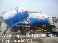China HOT SALE! best price DONGFENG 4*2 Cleaning Suction Sewage truck 6m3, dongfeng high pressure jetting sewer truck for sale for sale