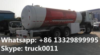 China hot sale high quality 6x4 HOWO 25300 liters gas cylinder transportation, SINO TRUK howo 10MT lpg gas dispensing truck for sale