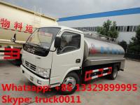 China factory sale best price dongfeng 8,000L milk truck for sale, hot sale stainless steel food grade liquid tank truck for sale