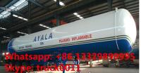 China 59600 liters ASME Material tri-axle Gas delivery trailer for sale, lpp trailer for sale, 25tons bulk propan gas trailer for sale