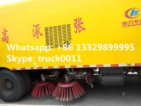 China hot sale dongfeng tianjin street sweeper truck(3cbm water tank+7.2cbm dust bin), best price road cleaning truck for sale for sale